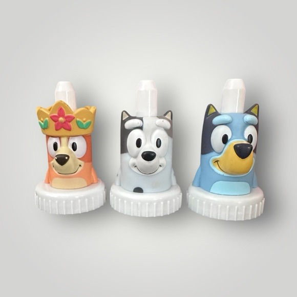 Party Supplies | Bluey Set Of 3 Good 2 Grow Juice Bottles Toppers Bluey ...